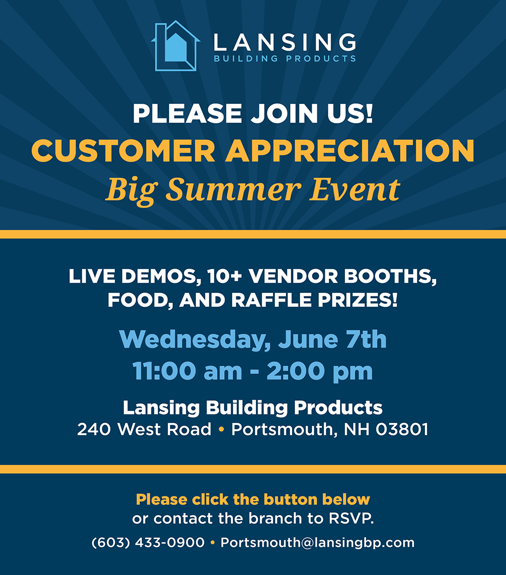 Customer Appreciation Big Summer Event - Lansing Building Products