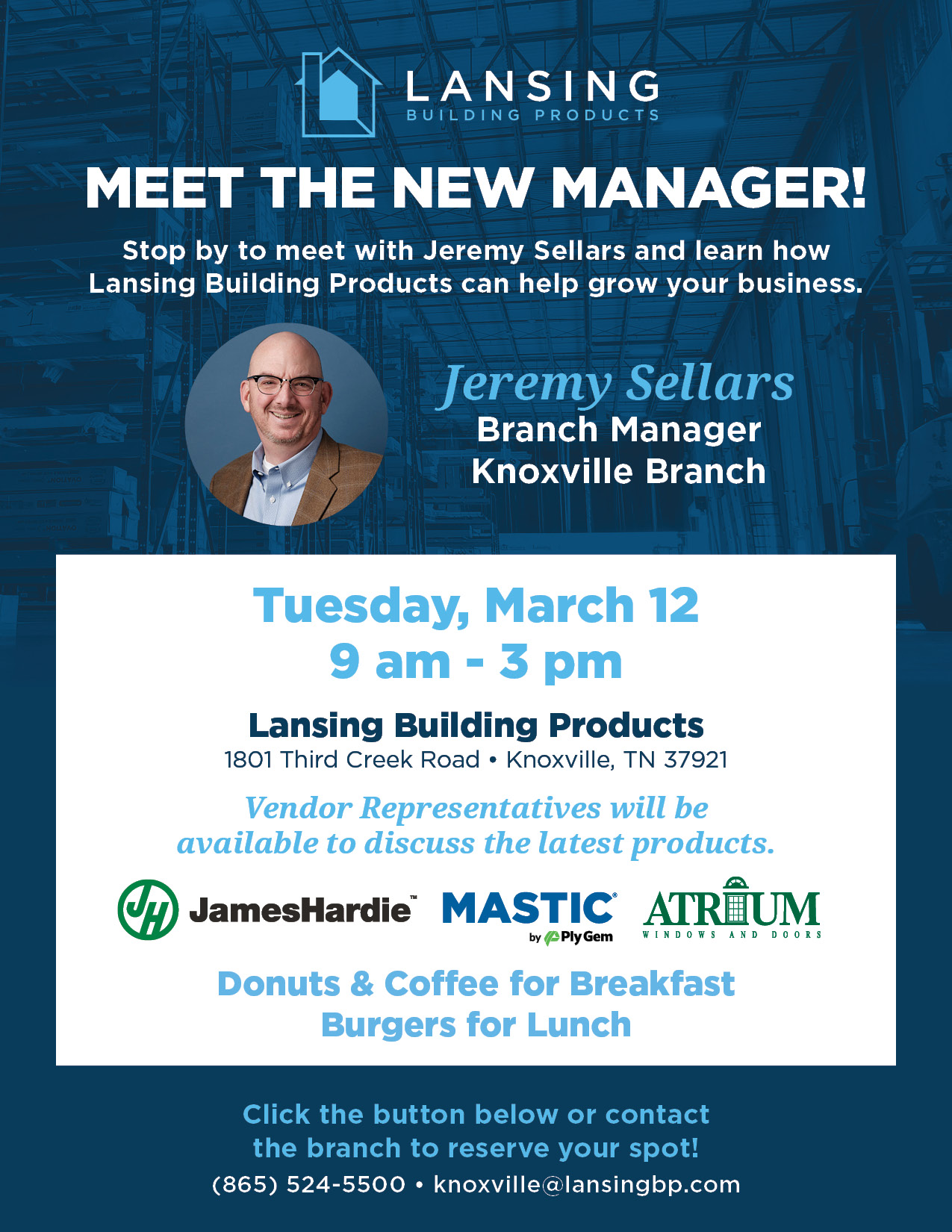 Meet The New Manager - Lansing Building Products