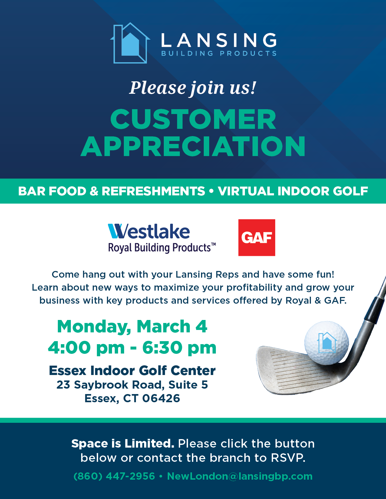 Customer Appreciation - Lansing Building Products