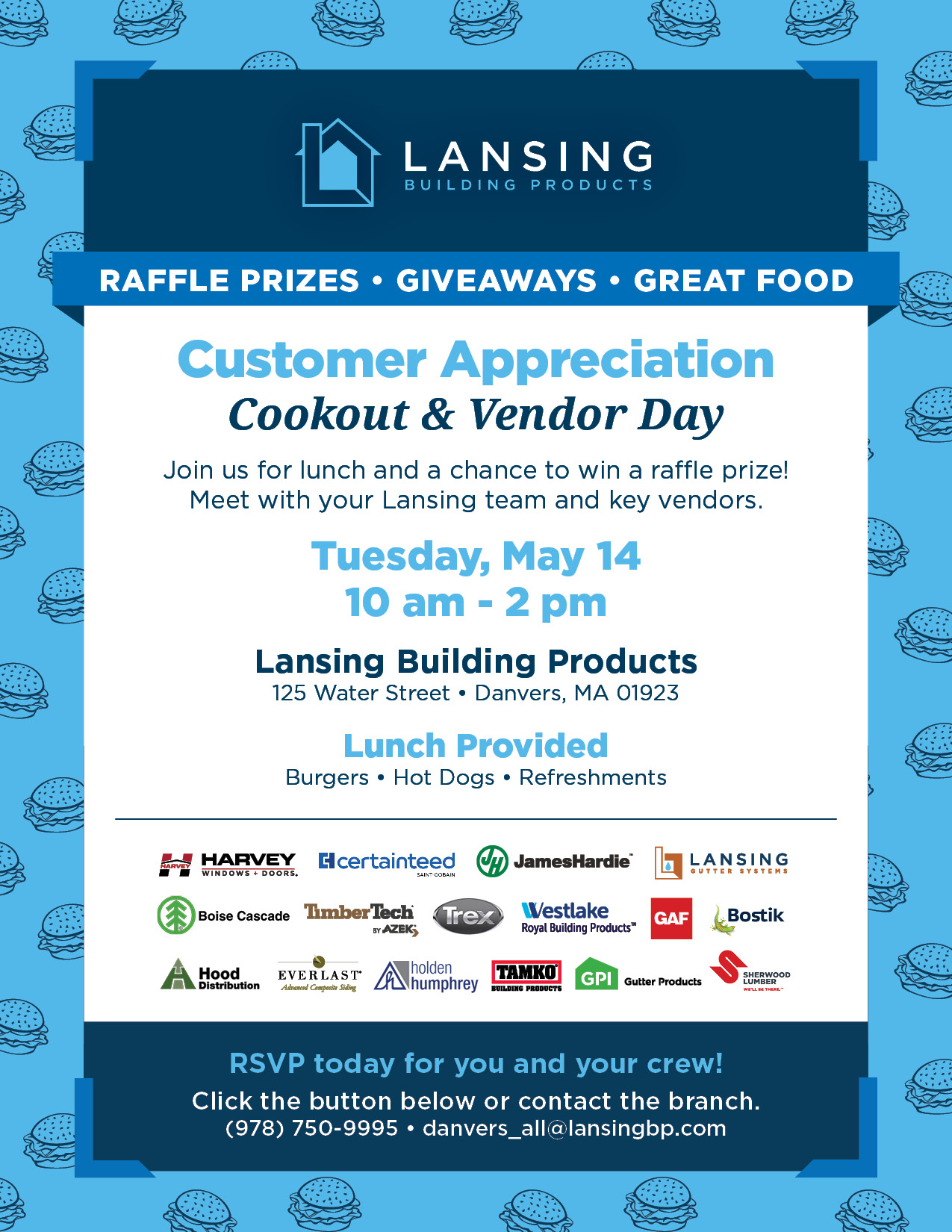 Customer Appreciation - Lansing Building Products