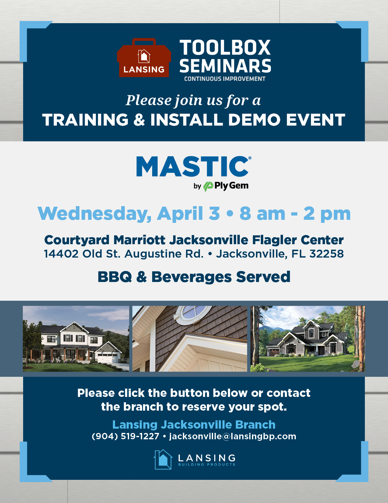 Toolbox Seminar - Mastic - Lansing Building Products