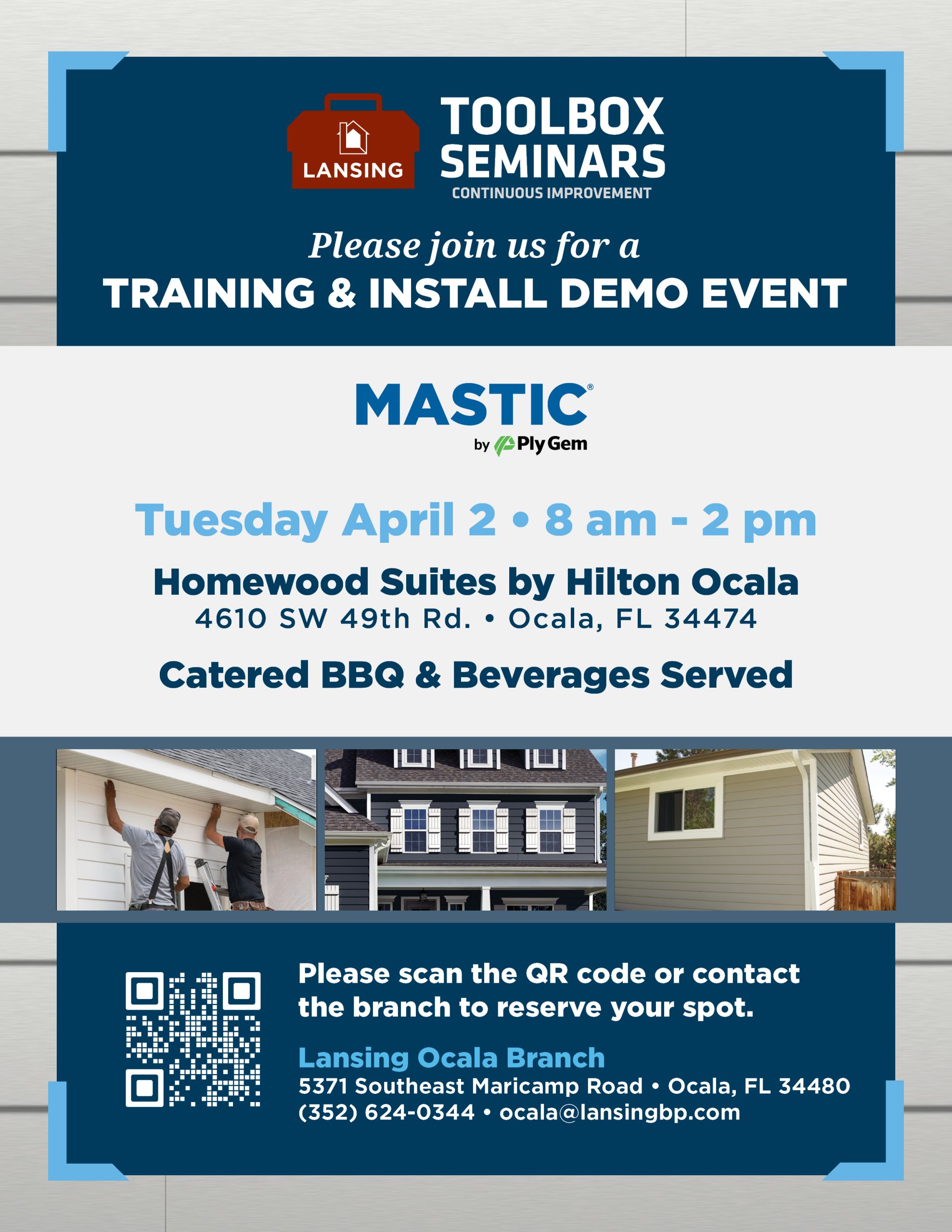 Toolbox Seminar - Mastic - Lansing Building Products