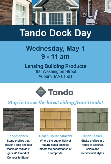 Dock Day - Tando - Lansing Building Products
