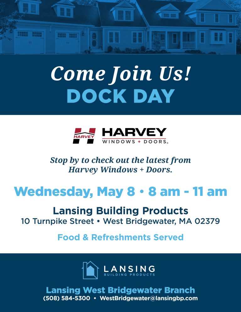 Dock Day - Harvey Windows + Doors - Lansing Building Products