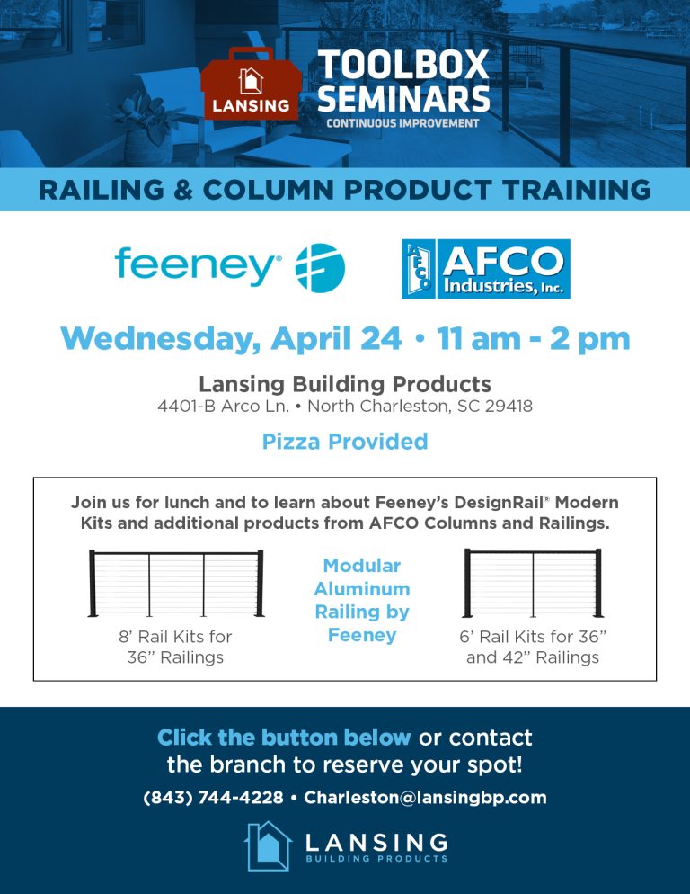 Toolbox Seminar - Railing & Column Training - Lansing Building Products