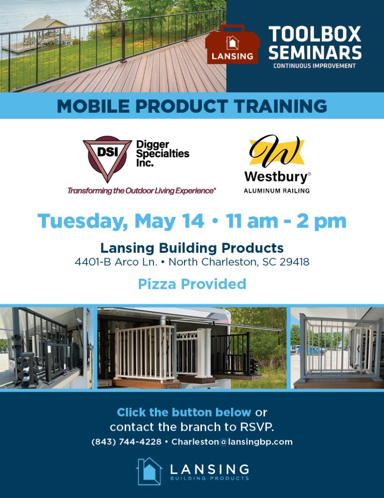Toolbox Seminar - Westbury Digger - Lansing Building Products