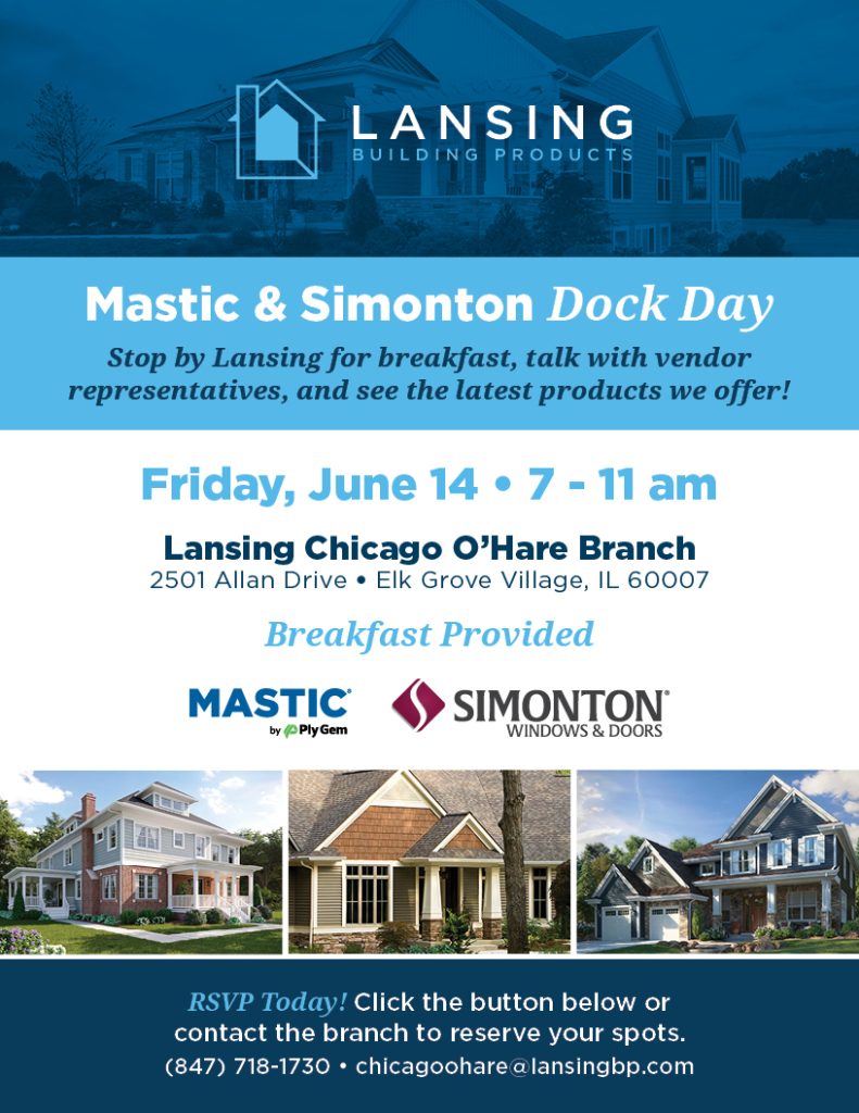 Dock Day - Mastic & Simonton - Lansing Building Products