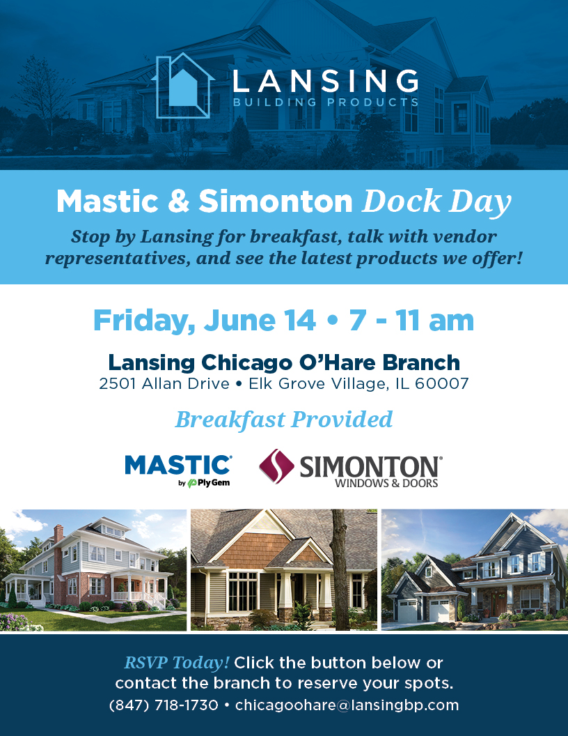 Dock Day - Mastic & Simonton - Lansing Building Products