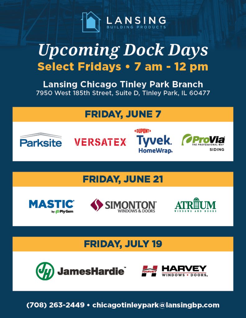 June Dock Days - Lansing Building Products