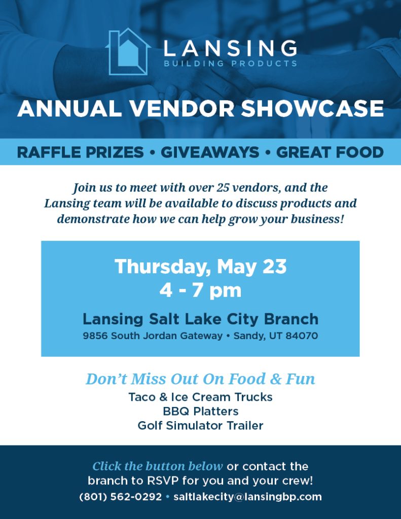 Vendor Showcase - Lansing Building Products