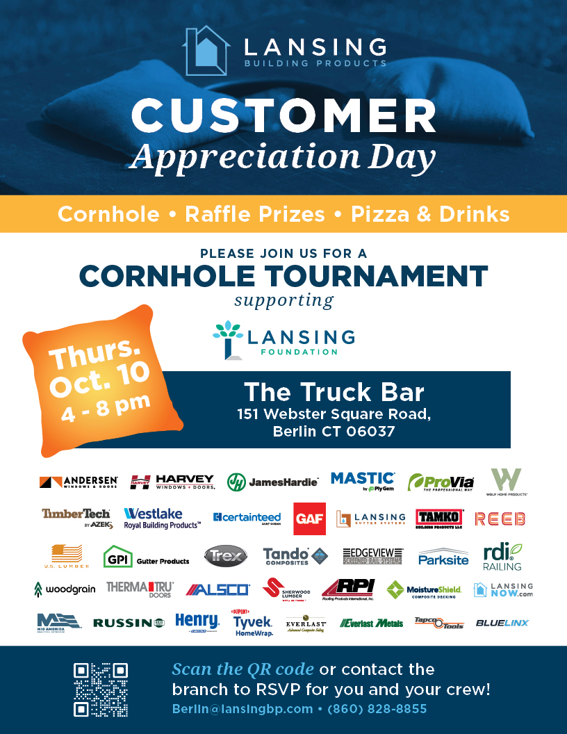 Customer Appreciation Event - Lansing Building Products