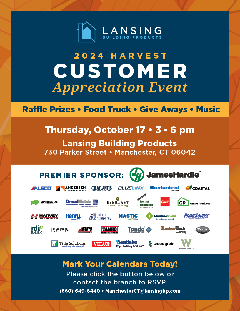 Customer Appreciation Event - Lansing Building Products