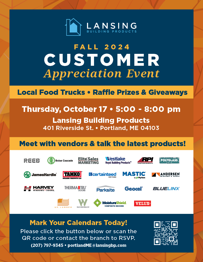 Customer Appreciation Event - Lansing Building Products