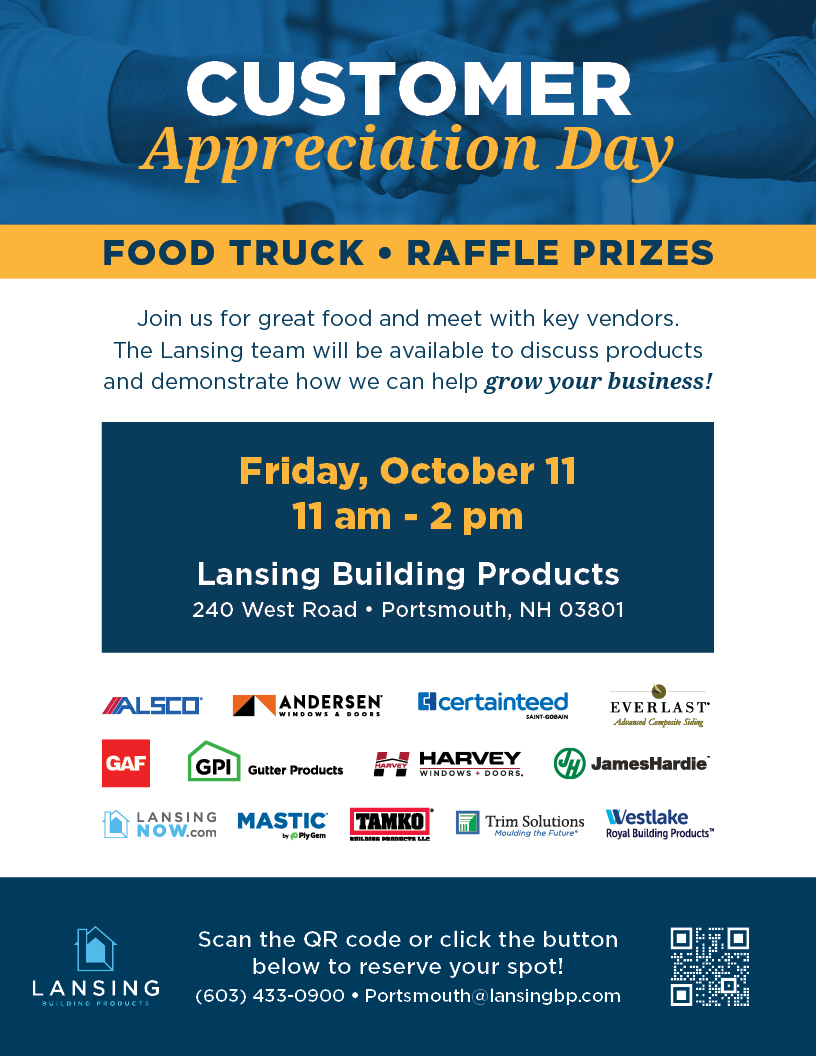 Customer Appreciation Day - Lansing Building Products
