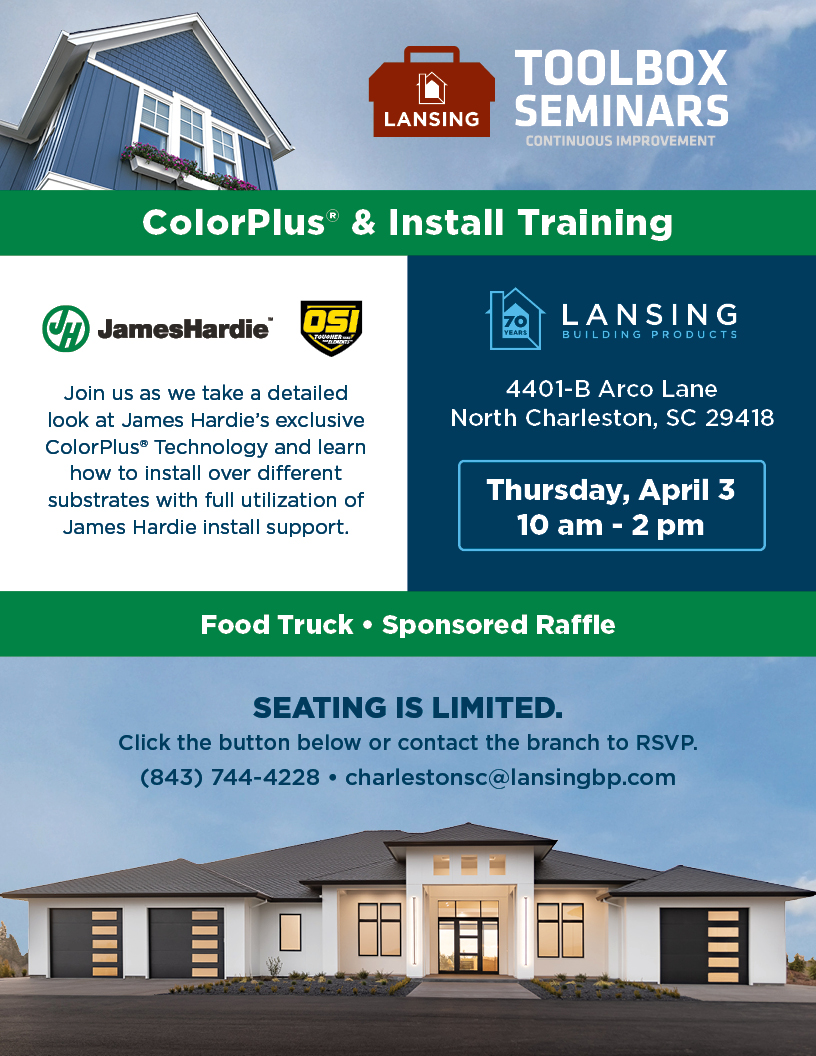 James Hardie Toolbox Seminar - Lansing Building Products