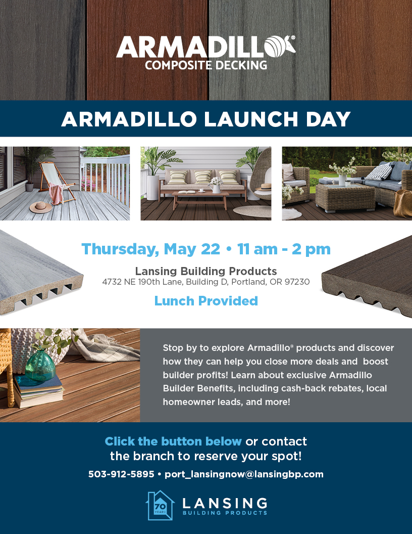 Armadillo Launch Day - Lansing Building Products