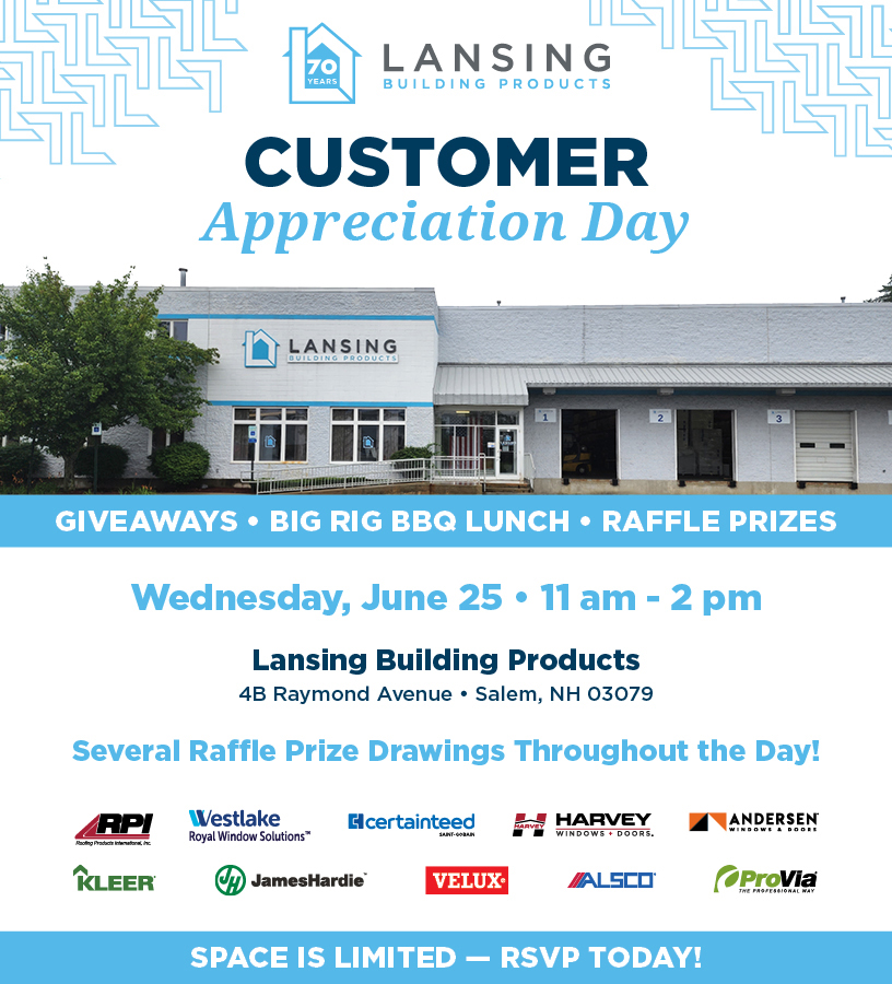Customer Appreciation - Lansing Building Products